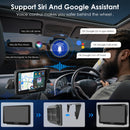 APHQUA A3 Portable Wireless Apple CarPlay and Android Auto with Detach ...