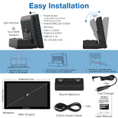 APHQUA Portable Wireless Carplay with Light-Sensing, 9 Inch IPS Touchs ...