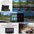 APHQUA Portable Wireless Carplay with Light-Sensing, 9 Inch IPS Touchs ...